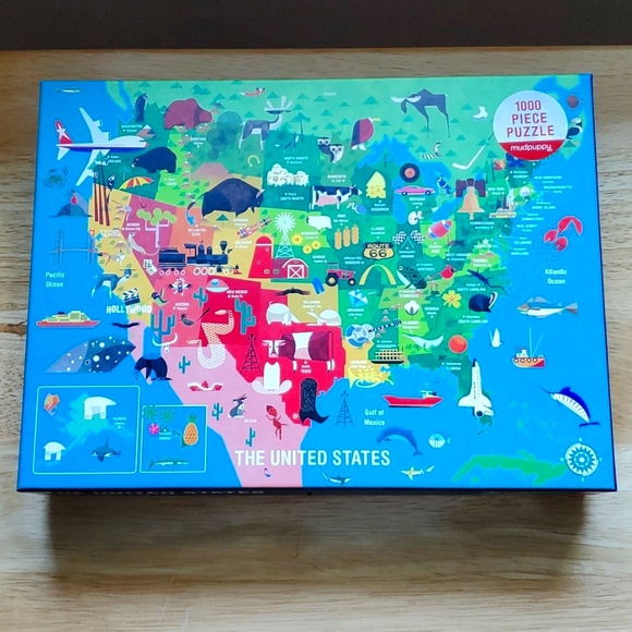 Mudpuppy | Toys | Jigsaw Puzzle States Capitals 00 Pieces New | Poshmark
